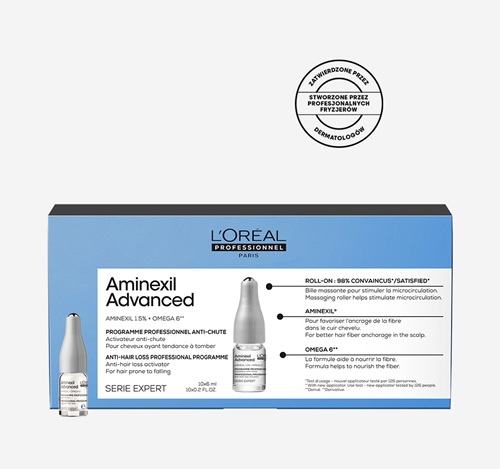 Ampułki do włosów Aminexil Advanced | L'Oréal Professionnel